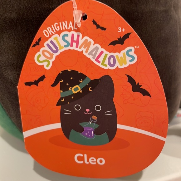 Squishmallows | Other | Nwt 8 Cleo The Black Witch Cat Halloween ...
